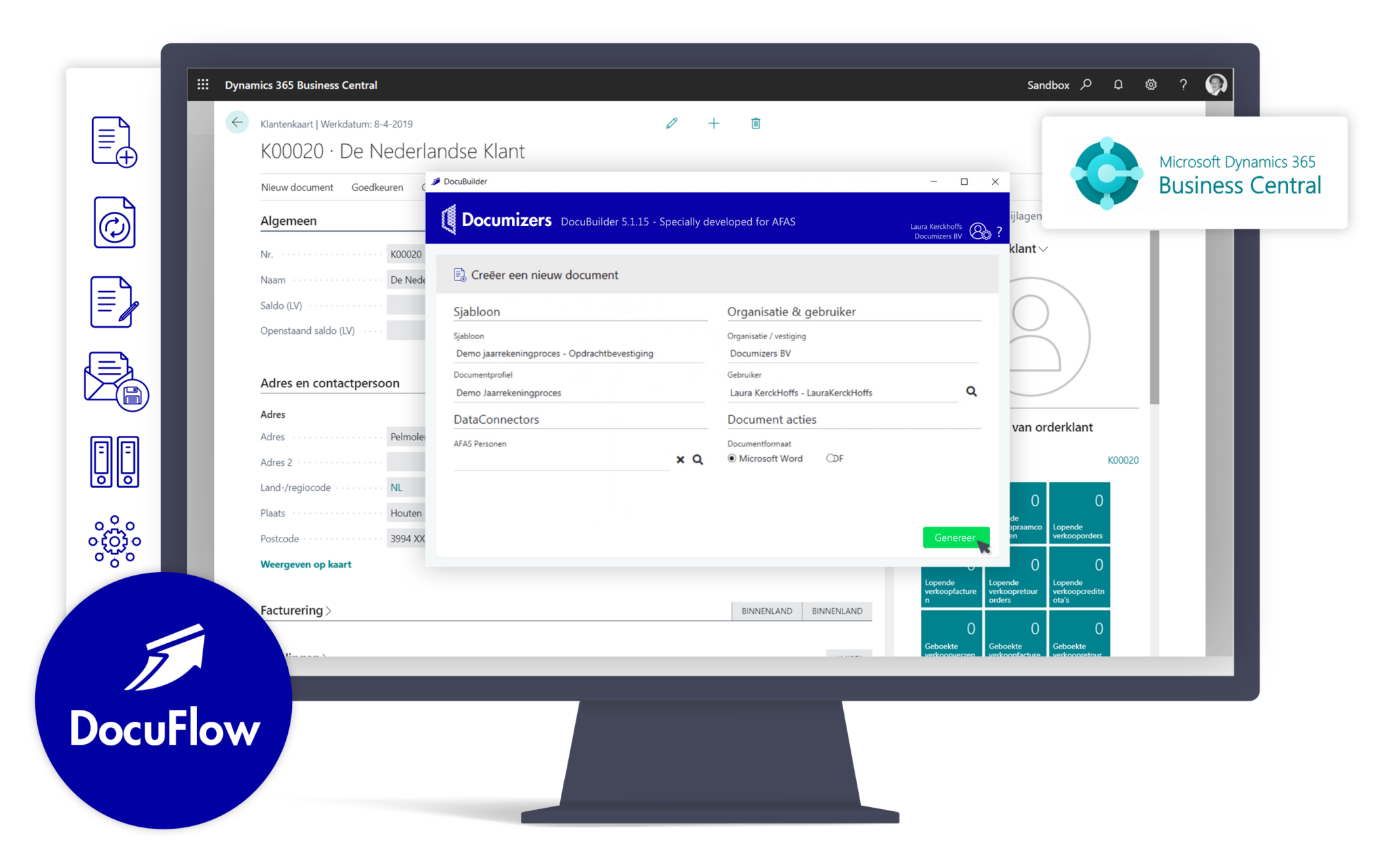 Generate and process documents in Microsoft Business Central | Documizers